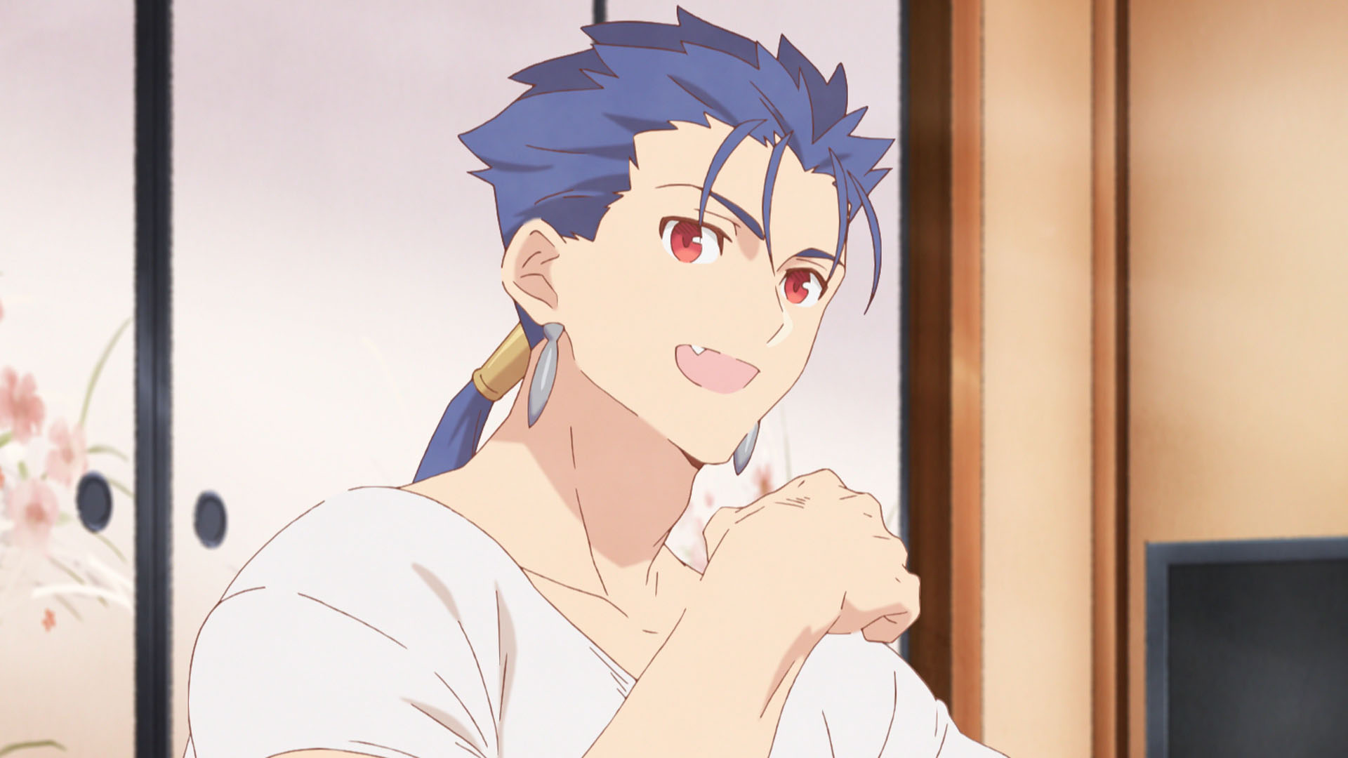 Anime "Emiya-san Chi no Kyou no Gohan" What is Lancer eating at Emiya's ...